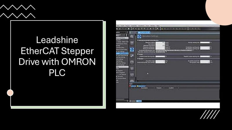 Leadshine Leadshine EtherCAT Stepper Drive with OMRON PLC