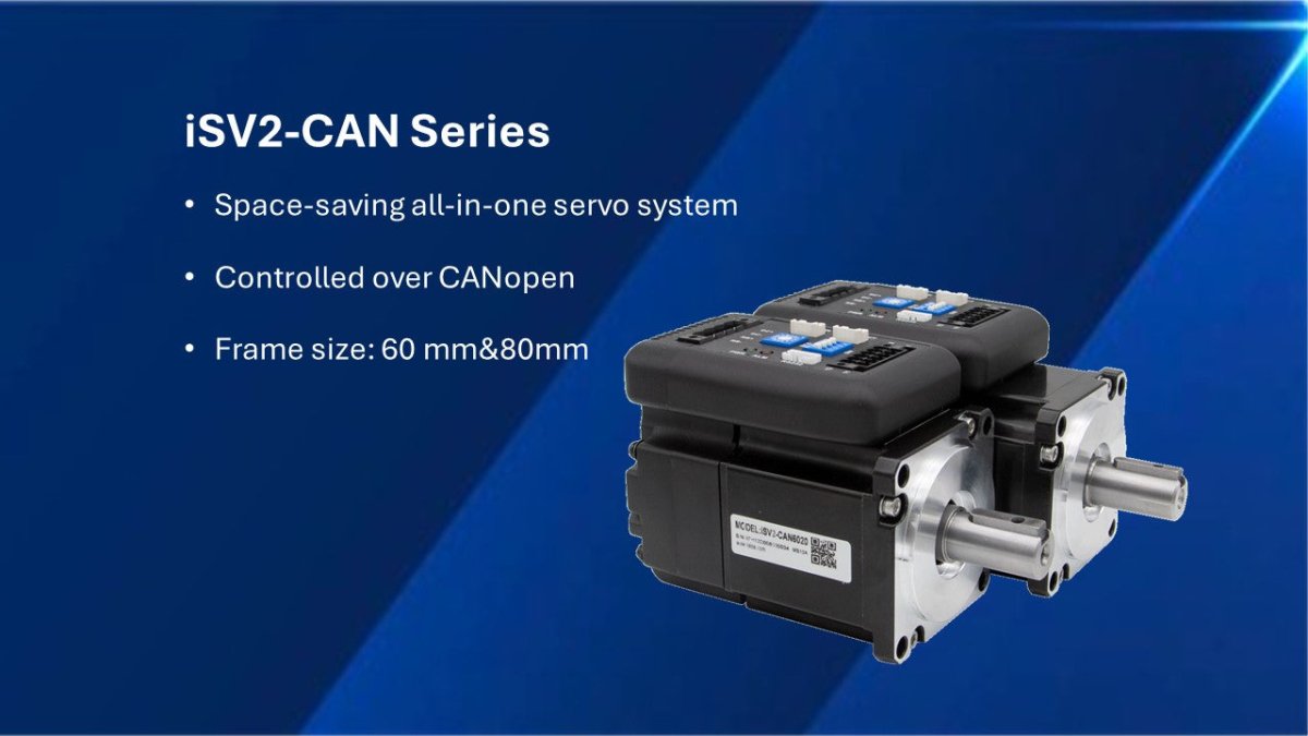 Leadshine Integrated Servo Motors - iSV2-CAN Series